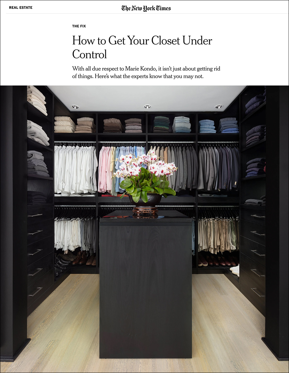 How to Get Your Closet Under Control | California Closets